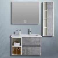 China 24-86 Inch Modern Bathroom Vanity Set with Smart LED Mirror Custom Size for sale