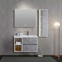 China 24-86 Inch Modern Bathroom Vanity Set with Smart LED Mirror Custom Size for sale