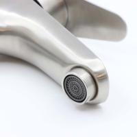 China Stainless Steel Material Modern Kitchen Faucet Duplex Type Polished for sale