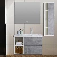 China 35-37 In Bathroom Vanity Mirror Cabinet Rectangle Customized Color for sale