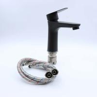 China Plated Chrome Deck Mounted Basin Mixer Tap Convenient installation for sale
