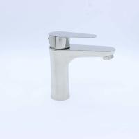 China 304 Stainless Steel Matte Black Bathroom Basin Faucet Single Hole 15cm Height for sale