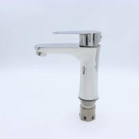 China Convenient installation Single Handle Bathroom Faucet Deck Mounted for sale