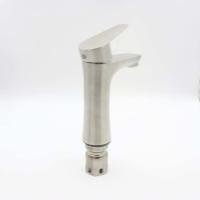 China SONSILL 304 Stainless Steel Single-Hole Kitchen Faucet 7.8 In. Spout Height 2.2 GPM for sale