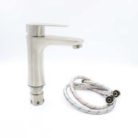 China SONSILL 304 Stainless Steel Single-Hole Kitchen Faucet 7.8 In. Spout Height 2.2 GPM for sale