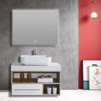 China Premium Bathroom Cabinet Set PVC Surface With Vanities Eco Friendly for sale