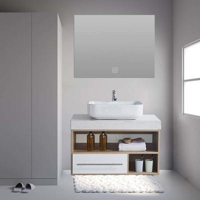 China OEM / ODM Bathroom Sinks And Cabinets Solid Wood And Marble for sale
