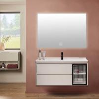 China 35-37 In Wall Mounted Bathroom Vanity With Sink Rectangle Shape for sale