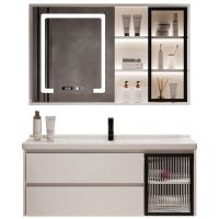 China 35-37 In Wall Mounted Bathroom Vanity With Sink Rectangle Shape for sale