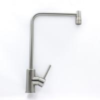 China SUS304 Brushed Bathroom Vanity Faucet 304 Stainless Steel Pull Out 1100g for sale