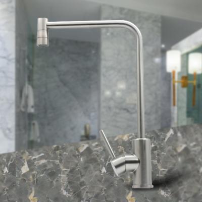 China SUS 304 Stainless Steel Bathroom Vanity Faucet Mixer Hot Cold Water 15x14cm for sale