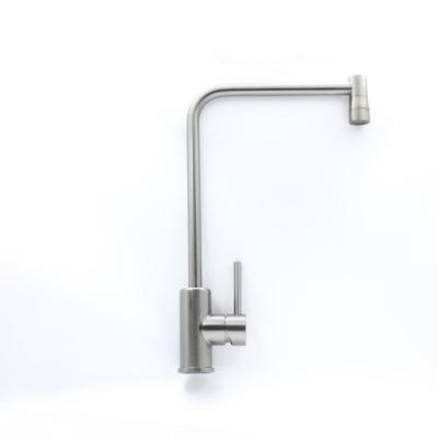 China SONSILL 304 Stainless Steel Kitchen Faucet Single Handle Wire Drawing 15x14cm for sale