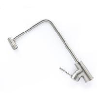China SONSILL 304 Stainless Steel Kitchen Faucet Single Handle Wire Drawing 15x14cm for sale