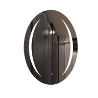 China Aluminum Oval LED Bathroom Mirror 800x600mm Wall Mounted Vanity Mirror with Lights for sale