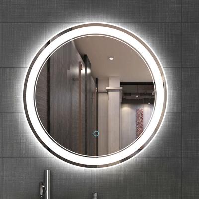 China SONSILL Aluminum Wall Mounted LED Mirror 800x600mm Touch Sensor Anti-Fog for sale