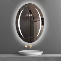 China 800x600mm Backlit Bathroom Mirror 4mm Thickness Wall Mount Rectangle Waterproof for sale