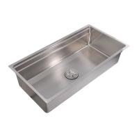 China Rectangle  Nano Silver Kitchen Sink With Outer Basin Size 700*450mm for sale