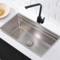 China Rectangle  Nano Silver Kitchen Sink With Outer Basin Size 700*450mm for sale