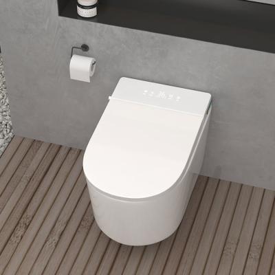 China SONSILL Wall Hung Smart Toilet Bidet One Piece Ceramic Toilet 220V 50Hz with Automatic Flip Cover for sale
