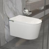 China SONSILL Wall Hung Smart Toilet Bidet One Piece Ceramic Toilet 220V 50Hz with Automatic Flip Cover for sale