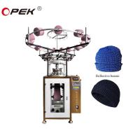 China Advanced 7G-18G Reflective Hat Knitting Machine with 2F-10F Feeder for sale