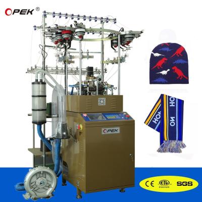 China Touch Screen and Fully Computerized Control System 2024 Football Scarf Knitting Machine for sale
