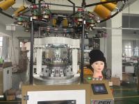 China Fish Scale and Waffle Stitch Weaving Rib Hats Knitting Machine with AUTO Lubrication for sale