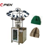 China 30000sets/month Fish Scale Tuck Rib Hats Knitting Machine with Oiler AUTO Lubrication for sale