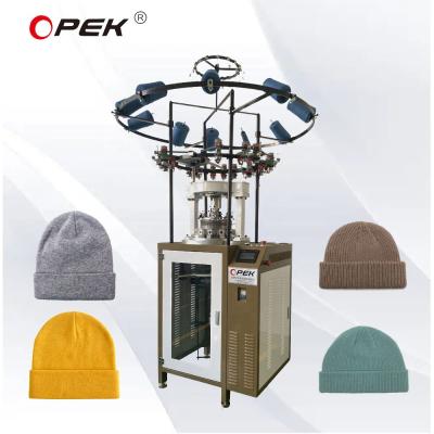 China High Speed AUTO Lubrication Rib Knit Hats Knitting Machine for Winter Wear Production for sale