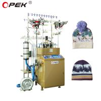 China Design Two-in-one Jacquard Scarf and Hat Making Machine with Single Knitting Method for sale