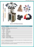China 4-10 Inch Cylinder Diameter Acrylic Yarn Rib Hats Knitting Machine for High Speed for sale