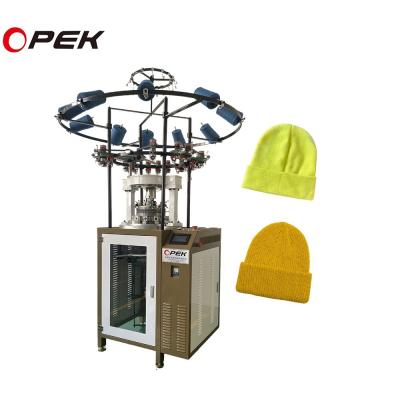 China Top Performance Popular Rib Hats Knitting Machine 770*1350*2300mm for sale