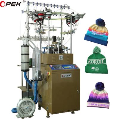 China Highly OPEK 365 Jacquard Cap and Scarf Knitting Machine with Fully Computerized Control for sale