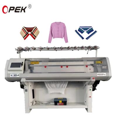 China 52 inch Double Systems Economic Sweater and Collar Knitting Machine for Country Markets for sale