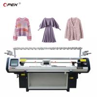 China OPEK Style 2 Sweater Knitting Machine Single Carriage Double System 2500*850*1600mm for sale