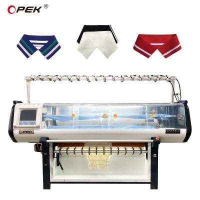 China 80 Inch Knitting Width Fully Automatic Collar Cuffs Computerized Flat Knitting Machine for sale