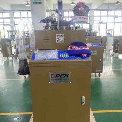 China OPEK Man Fashion Beanie and Cap Knitting Machine Powered by Servo Motor Technology for sale