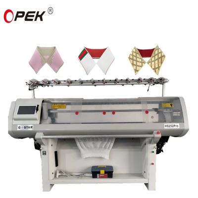 China 14 Gauge Fully Jacquard Collar and Sweater Knitting Machine with Higher Speed Performance for sale