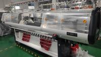 China 1.6m/S Computerized Flat Knitting Polo T-shirt Collar Making Machine for Garment Shops for sale