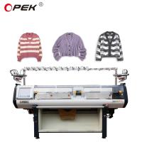 China 52 Inch Knitting Width DOUBLE SYSTEM Computerized School Sweater Flat Knitting Machine for sale