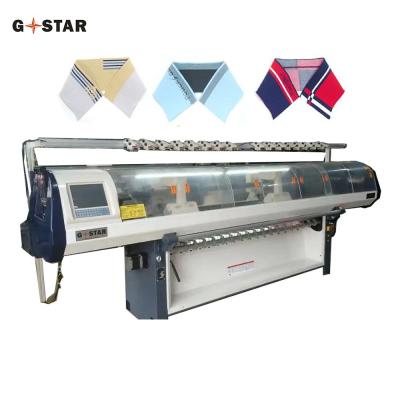 China Speed Jacquard Tricotomas Double Carriage Collar Flat Knitting Machine in 80inch OPEK for sale