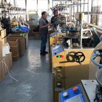 China Fully Auto Alarm OPEK Football Fan Automatic Circular Knitting Machine 752*663*1418mm for sale