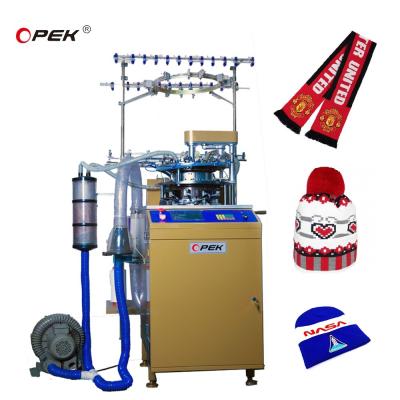 China Professional Knitting Jacquard Circular Knitting Machine for Football Scarf and Hat for sale