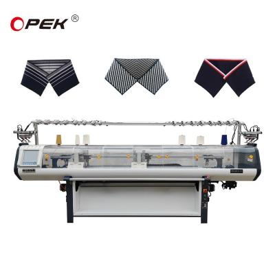China 80 Inch Double Head Collar Knitting Machine Single Knitting Method for Easy Operation for sale