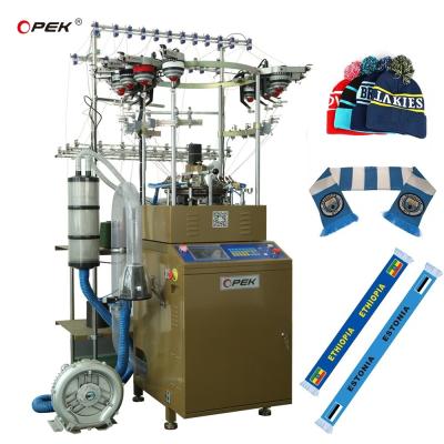 China 600set/month OPEK High Speed Hat and Fan Football Scarf Knitting Machine 752*663*1418mm for sale