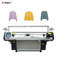 China Flat Sweater Knitting Machine Double System 80 inch 2500*850*1600mm Flat Knitting Style for sale