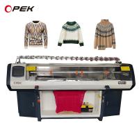 China OPEK Fully Jacquard High Speed Four System Sweater Knitting Machine Function Sweater for sale