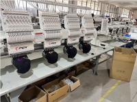 China 652*150cm Worktable Size Tajima 12 Head Embroidery Machine for Hat and Finished Garment for sale