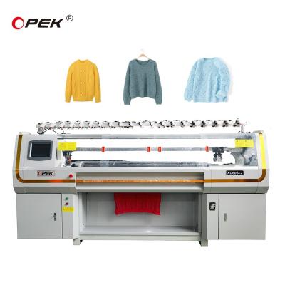 China Three System Fully Computerized Flat Sweater Knitting Machine for Home Knitting for sale