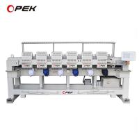 China 110V-220V Built-in 6 Heads Computer Embroidery Machine for Max Embroidery Area 400*450mm for sale